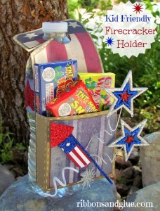 Kid Friendly 4th of July Firecracker Holder