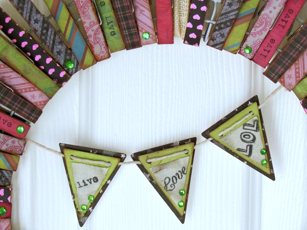 Clothespin Wreath