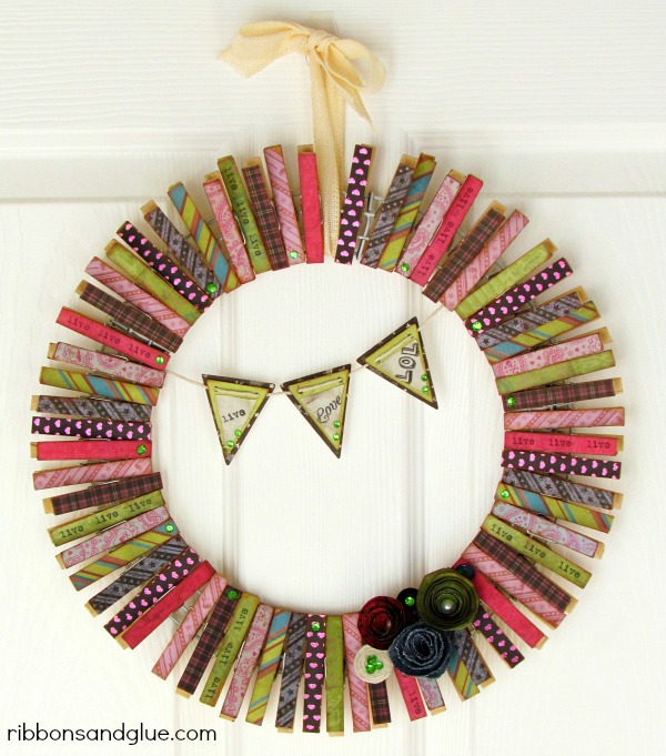 Clothespin Wreath