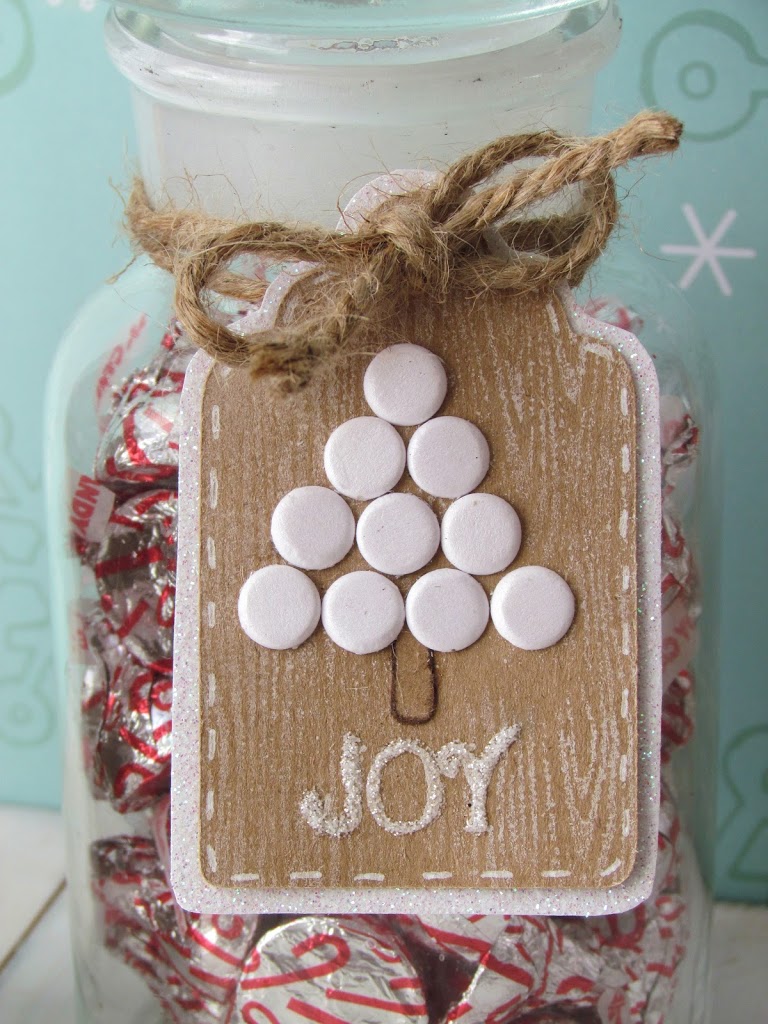 Snow CANDi Card and Treat Jar