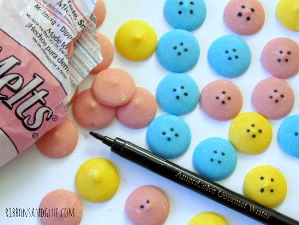 DIY Chocolate Button Party Favors