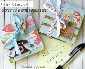 DIY Post It Note Holders