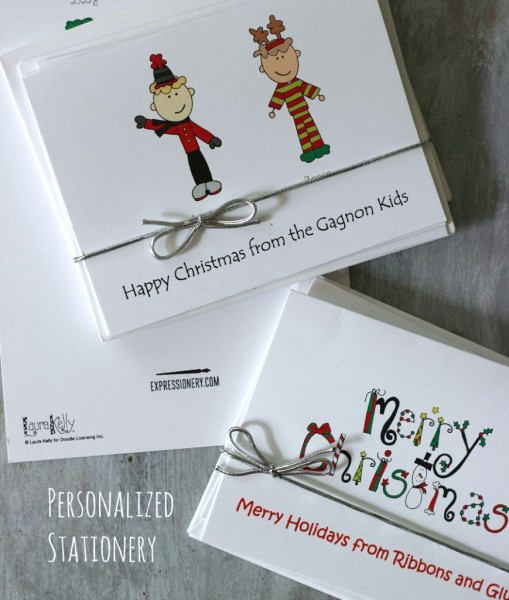 Personalized Christmas Stationery