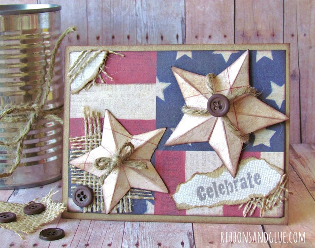 Rustic Star Card