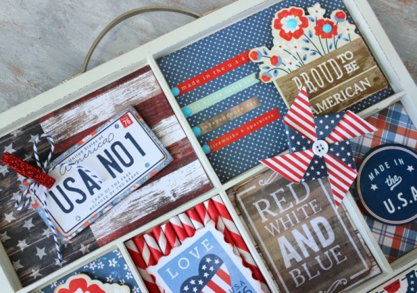 Patriotic Memory Tray