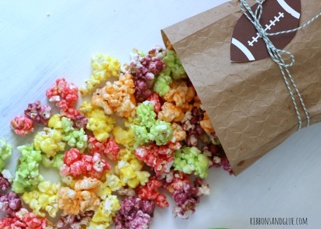 Easy Skittles Popcorn