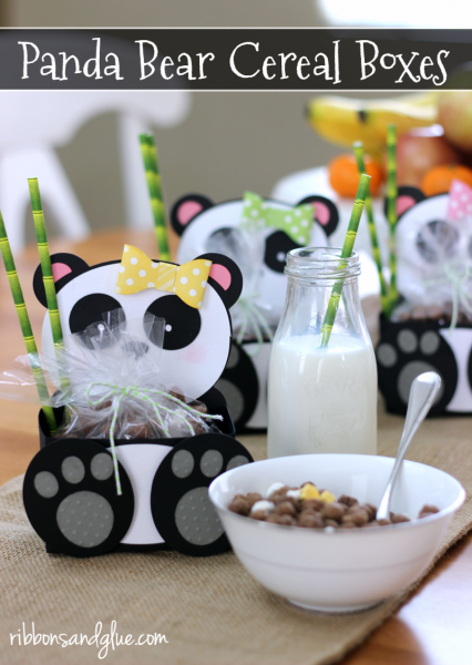 Panda Bear Cereal Boxes