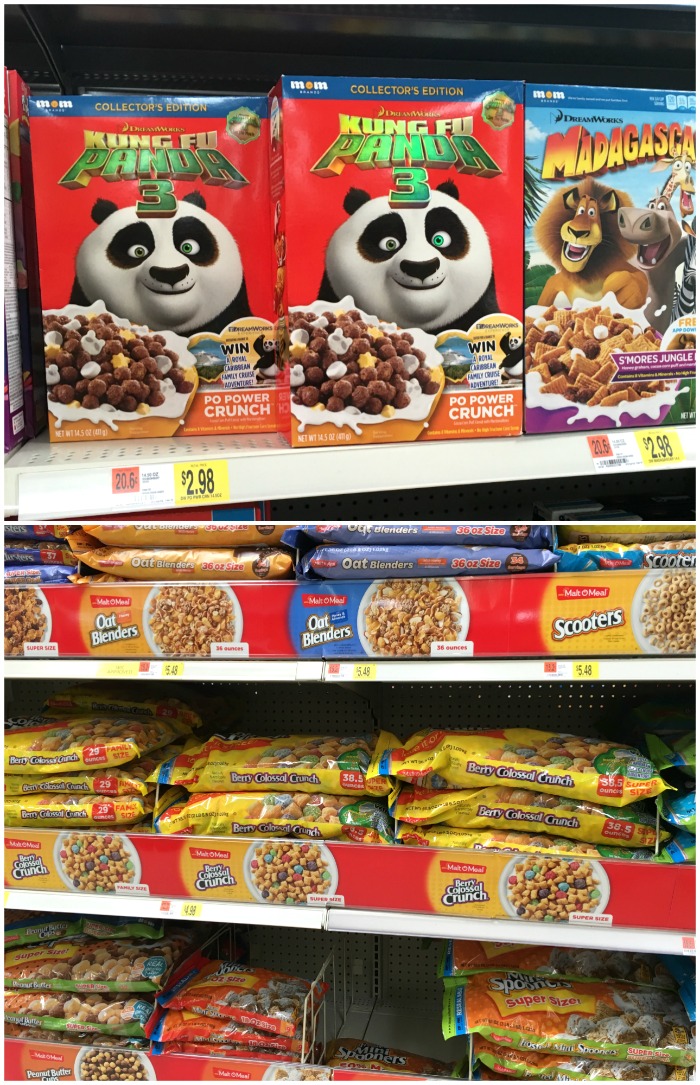 Panda Bear Cereal Boxes
