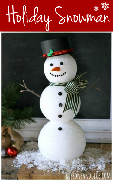 Christmas Snowman Ladder
