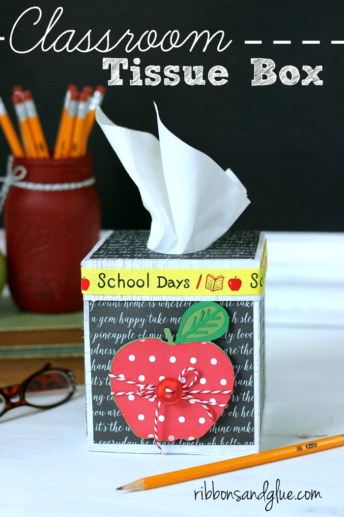 Classroom Tissue Box for the Teacher's Desk